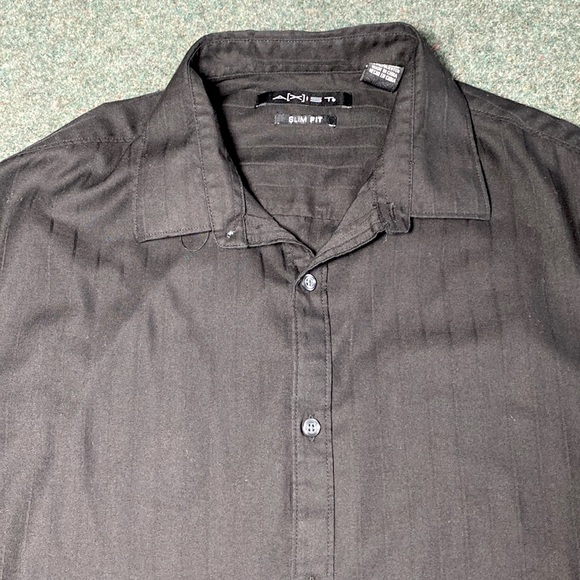 Axist | Shirts | Mens Axis Slim Fit Black Dress Shirt | Poshmark